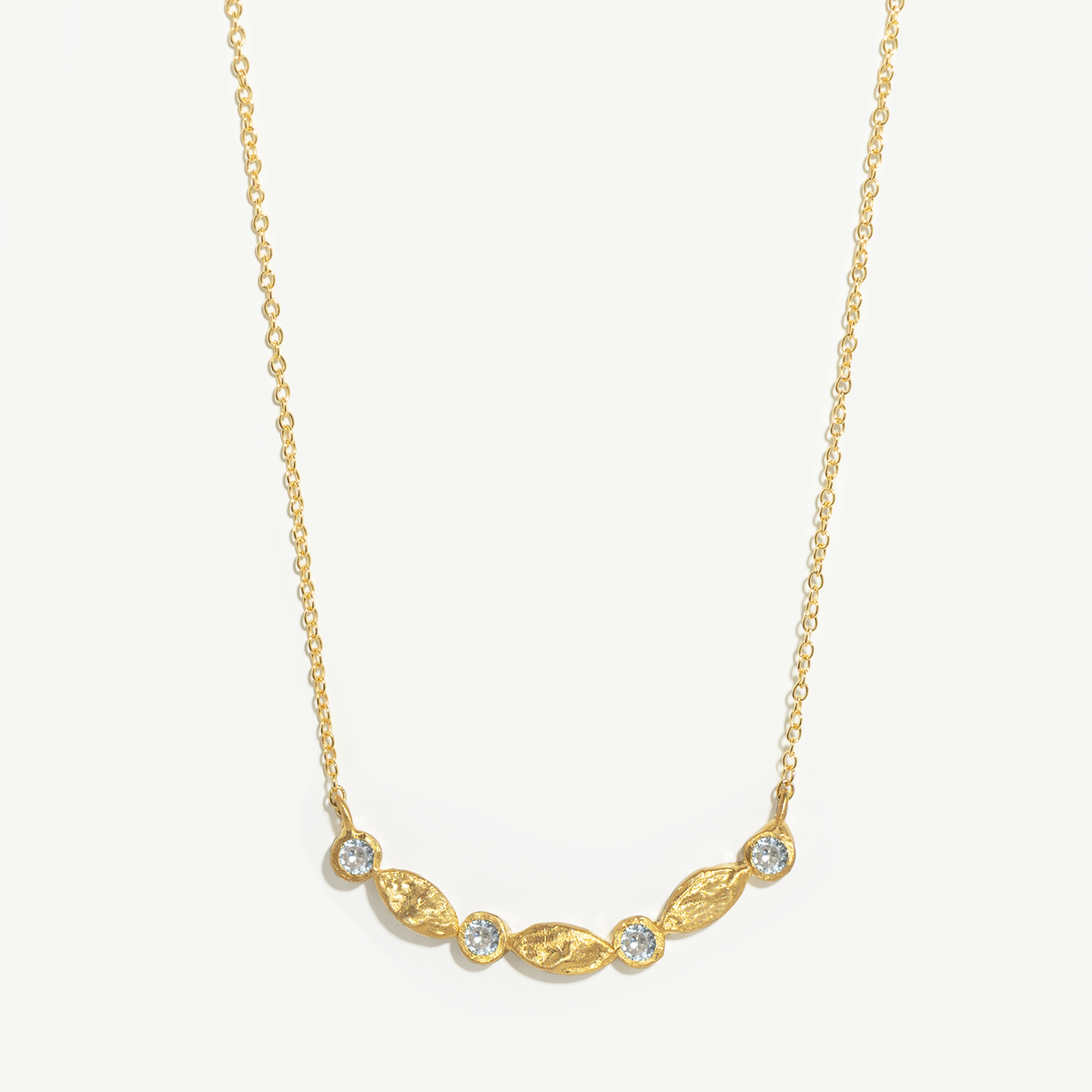 Safyia Necklace in 925 Silver and Zirconias - Mesh Jewellery – MESH