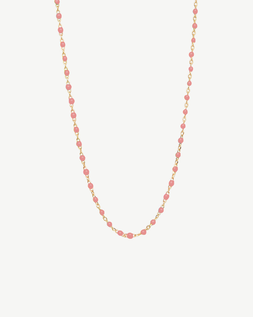 Splash necklace in colored enamel - Mesh Jewelery