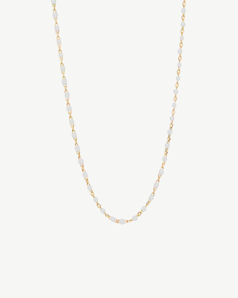 Splash necklace in colored enamel - Mesh Jewelery